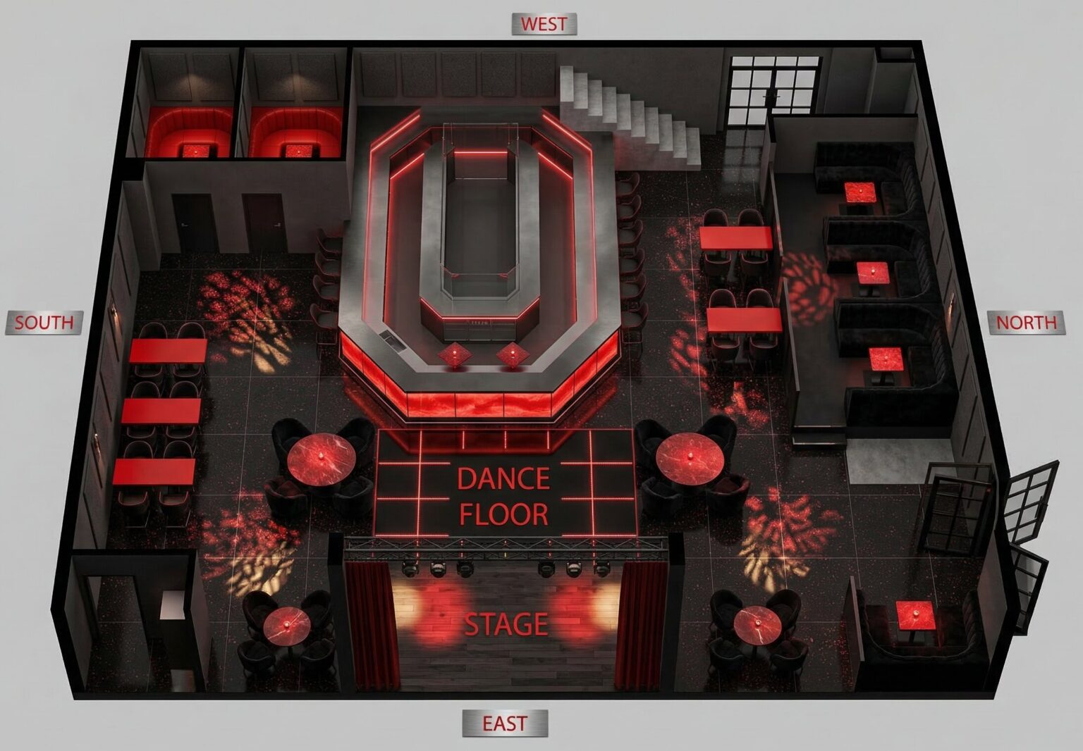 Seating Chart & VIP Layout | Vizionz Lounge